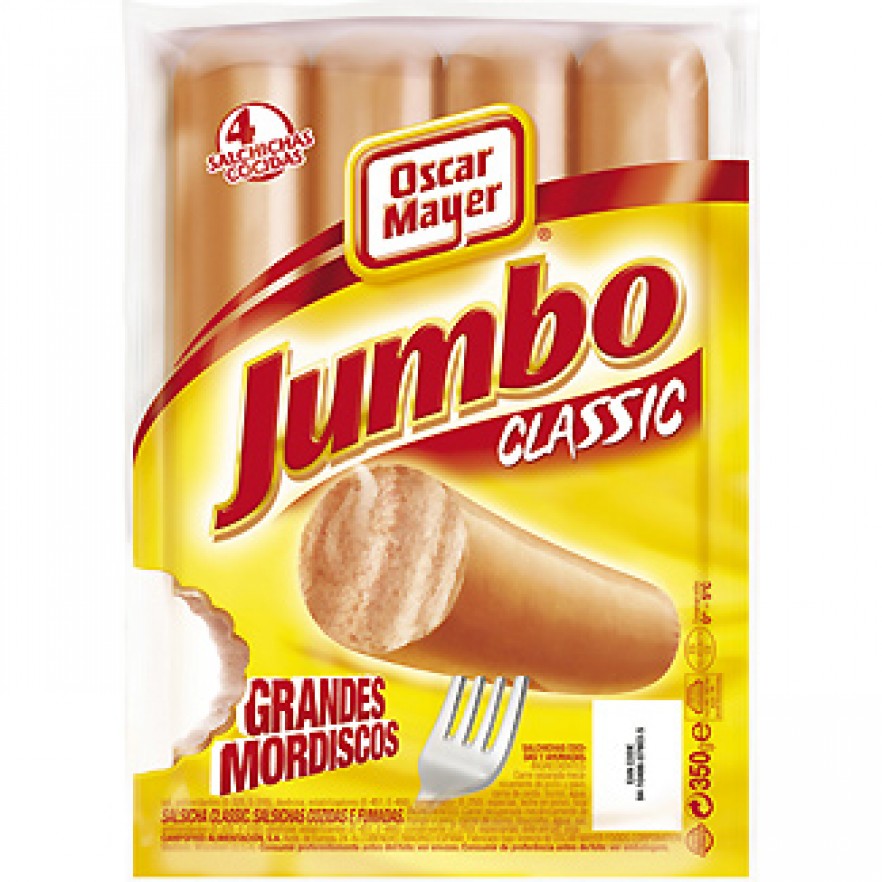 Salchichas jumbo classic OSCAR MAYER envase 350 grs Salchichas jumbo classic OSCAR MAYER envase 350 grs